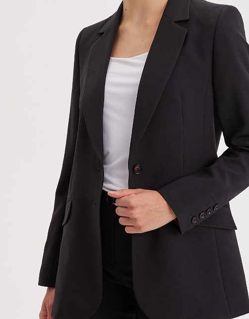 Пиджак удлиненный в классическом стиле - купить в Dress Code